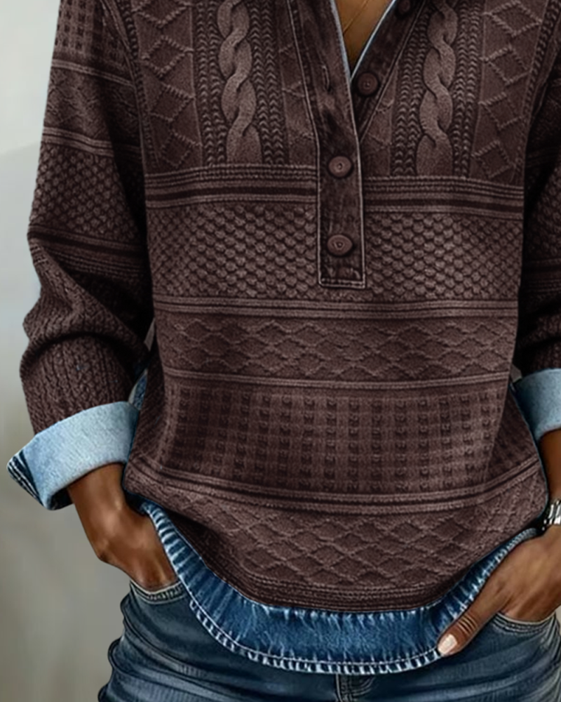 Elena | Modern Half-Zip Sweatshirt – Edith & Mae