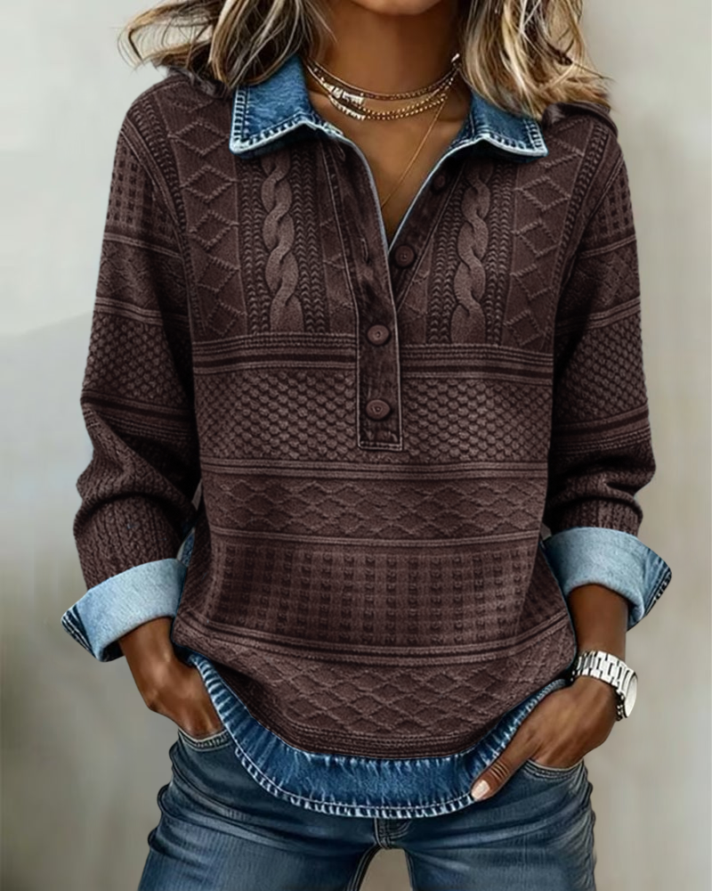 Elena | Modern Half-Zip Sweatshirt – Edith & Mae