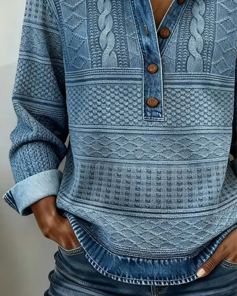 Elena | Modern Half-Zip Sweatshirt – Edith & Mae